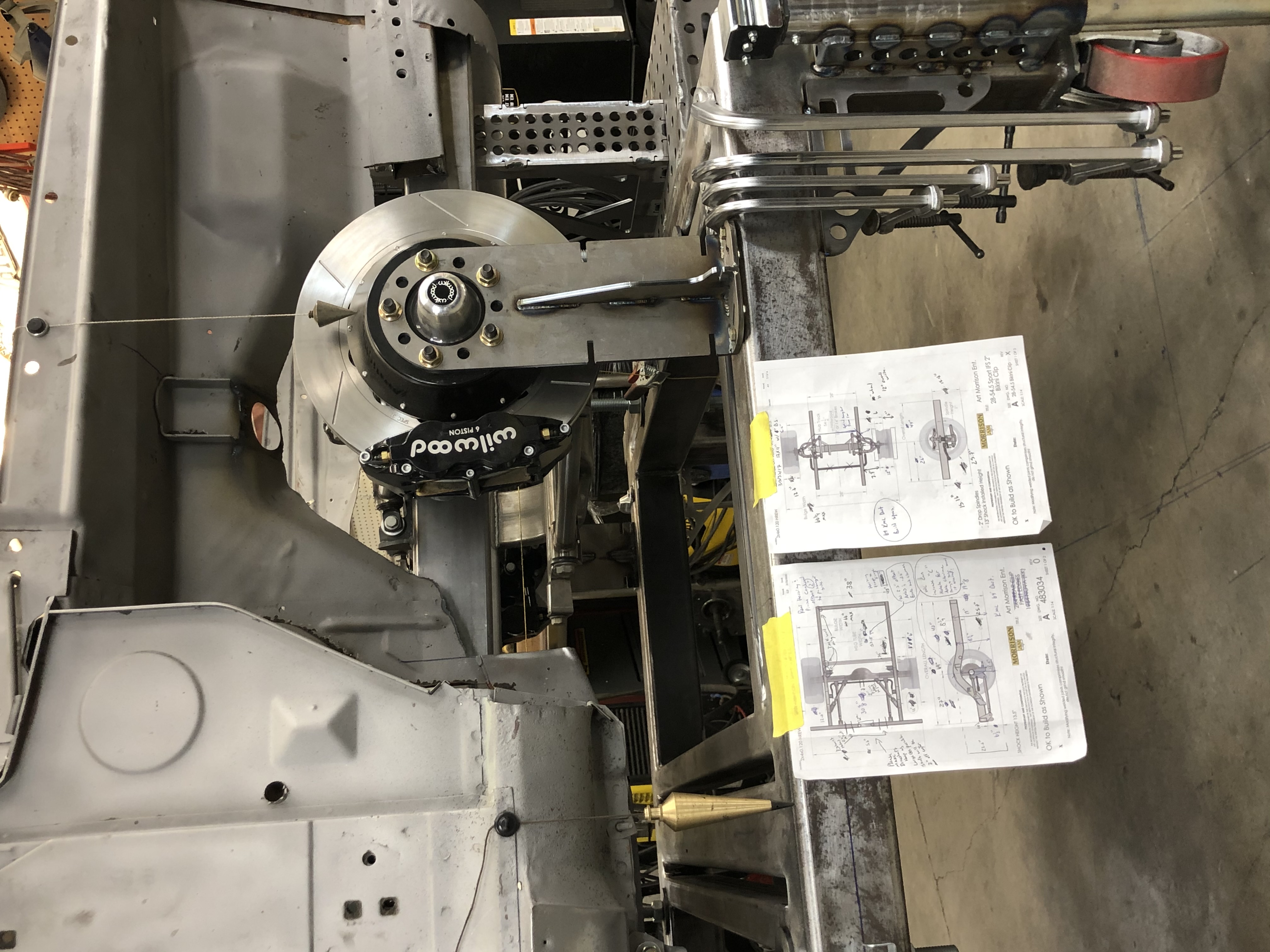 5 Lug Chassis Table Hub Stands (set of 4)